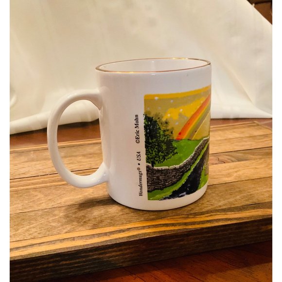 Kitchen | Wondermugs Usa Eric Mohn Scenic Countryside Rainbow Coffee ...